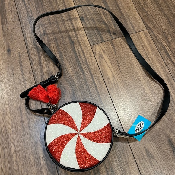 Mad Love | Bags | Nwt Mad Love Christmas Holiday Glitter Peppermint ...